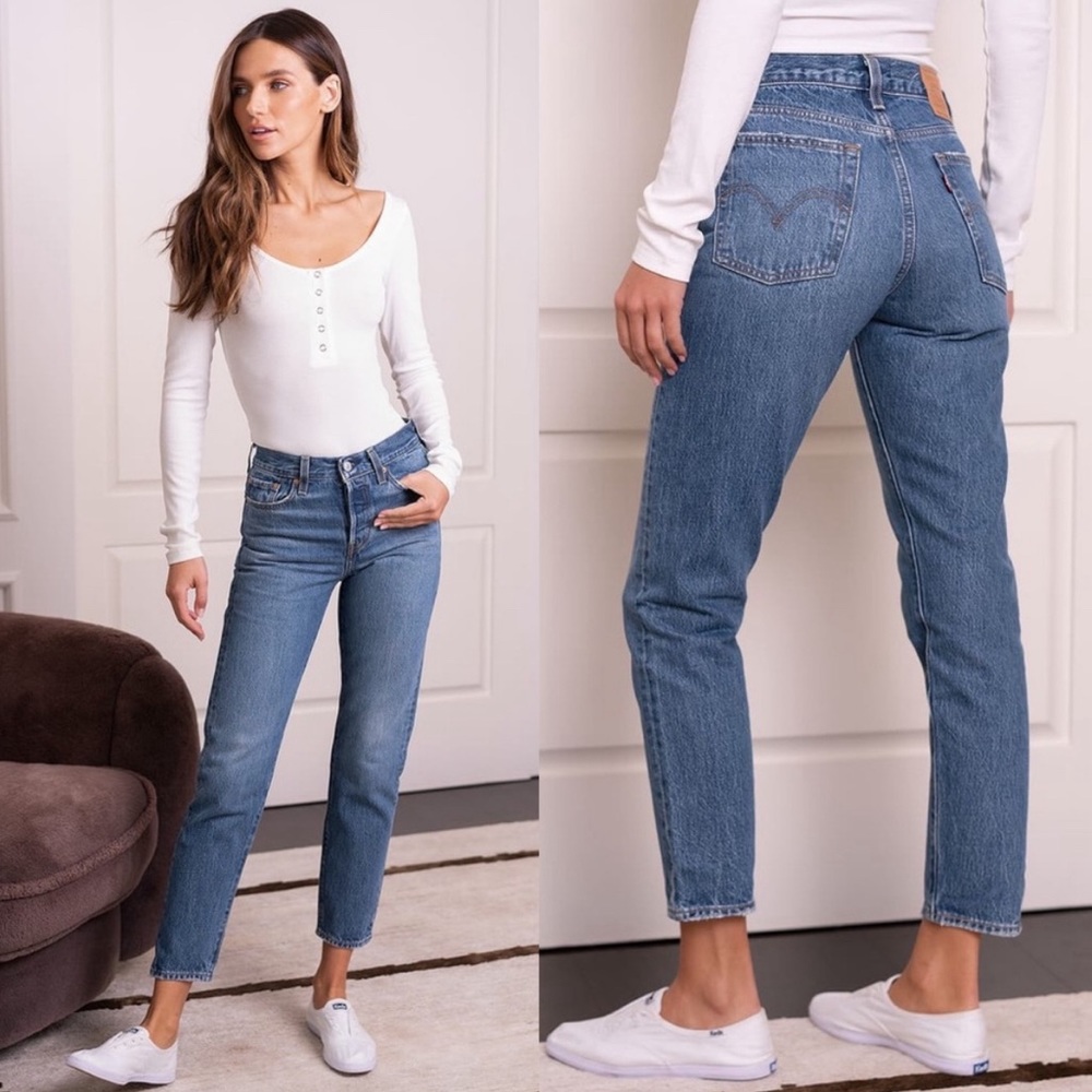 Levi’s Premium Wedgie Icon High Rise 100% Cotton Athe… - Gem